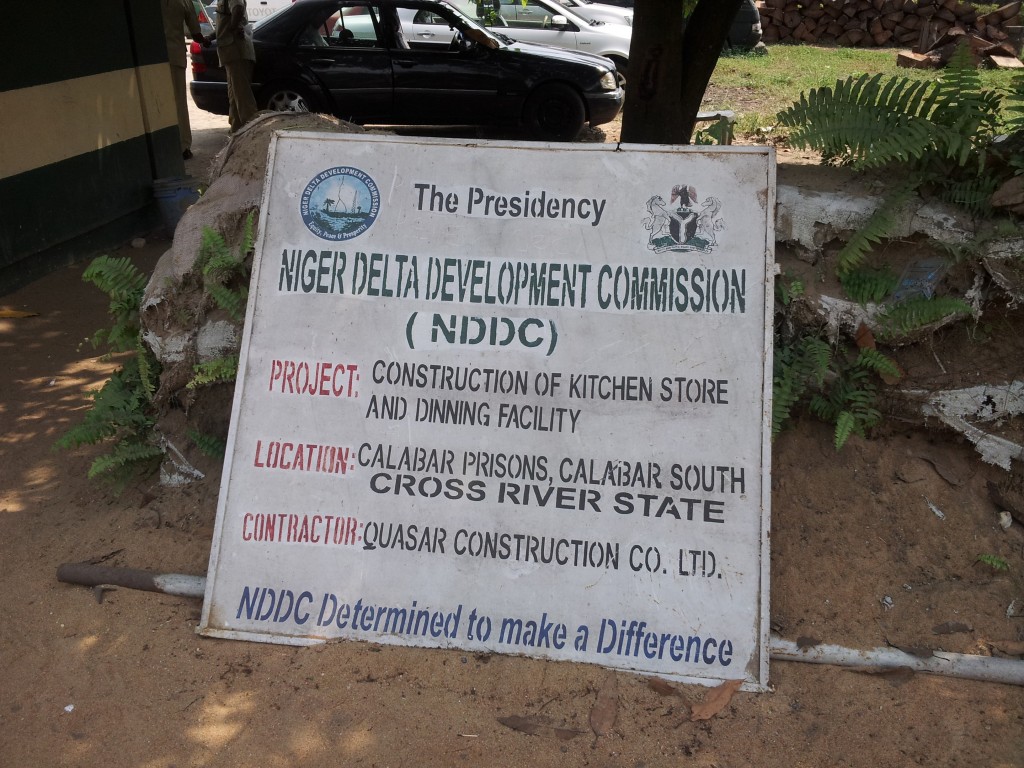 NDDC Constructs Kitchen In Calabar Prison – CrossRiverWatch