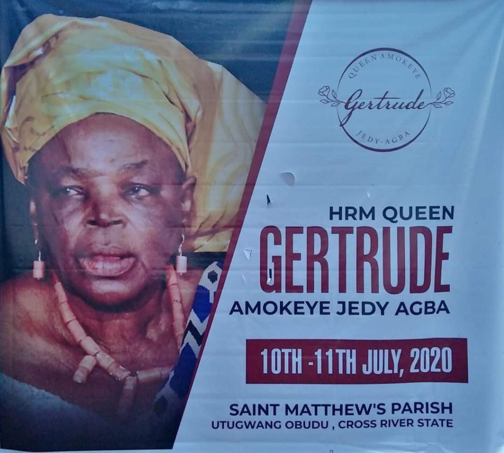 Farewell Mrs. Gertrude Amokeye JD Agba (Nee Queen/Mma Nurse) – CrossRiverWatch