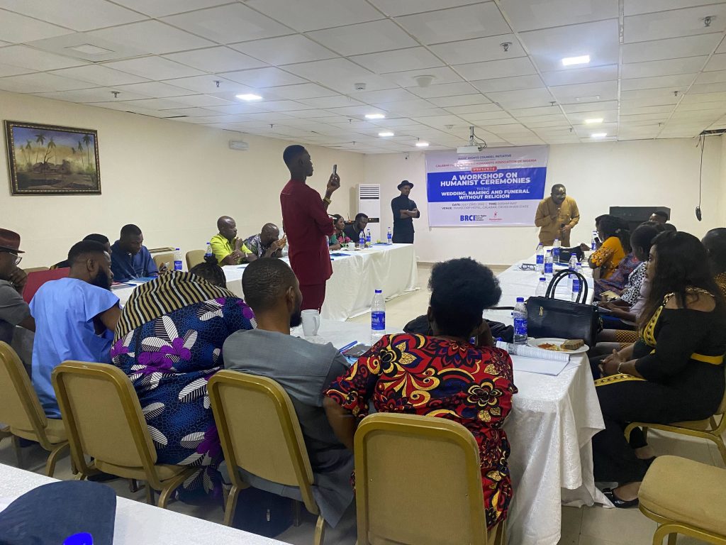 BRCI Holds Workshop On Humanist Ceremonies, Call for Respect For ...