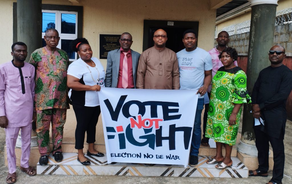 CAN Thumbs-Up Vote Not Fight, Election No Be War Campaign - CrossRiverWatch