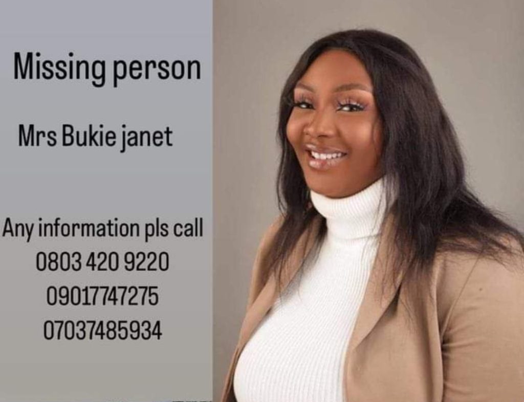 Bukie Janet Is Missing, Family Raise Alarm - CrossRiverWatch